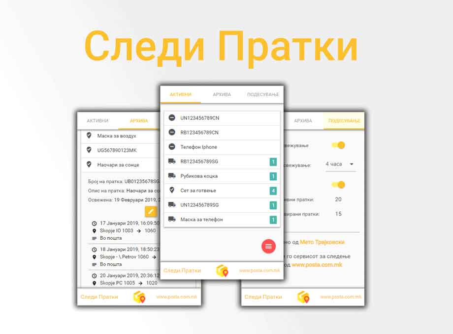 Следи Пратки во Македонија